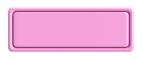 Premium Photo 3d Button Empty Button 3d Illustration