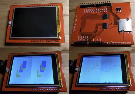 Mcufriendkbv Library For Uno 24 28 35 36 395 Inch Mcufriend