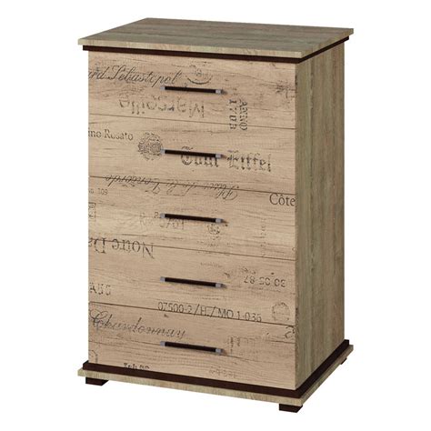 Комод в спальню з ДСП 5Ш Палермо Світ Меблів Світ Меблів купити з доставкою по Україні Комод