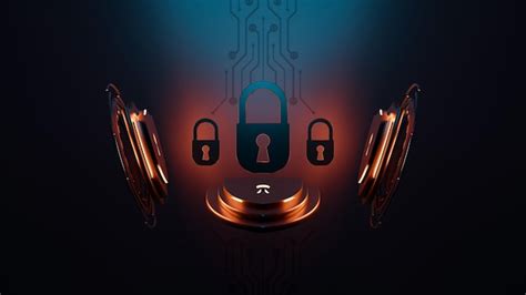 Premium Photo Protection Network Security Computer And Safe Your Data Concept