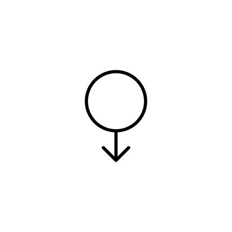 Gender Icon With Outline Style Vector Art At Vecteezy