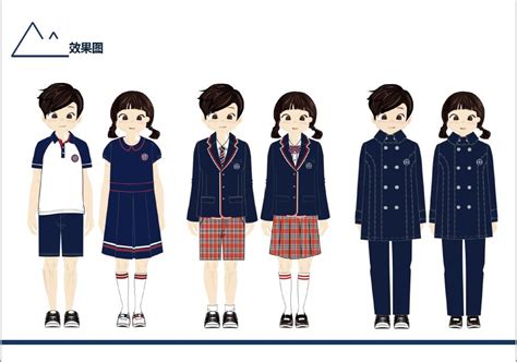 校服款式图效果图 校服款式图图片欣赏 校服款式图 大山谷图库