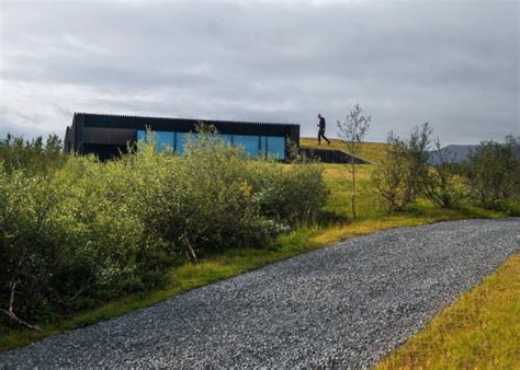 Pk Arkitektars Icelandic Cottages Have Burnt Timber Cladding