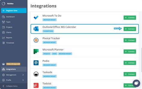 Outlook Calendar Integration