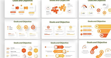 Goals And Objective Infographics Powerpoint Incl Targets And Planning Envato