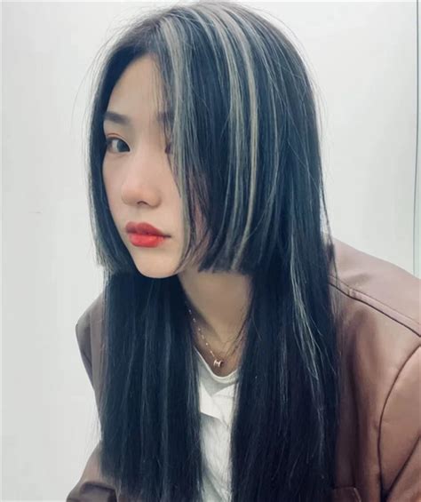 超a公主切挑染 简单自然超有魅力日式刘海 美发站