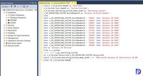 Easily Find Windows 10 Version Using Sccm Sql Query