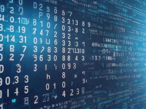 premium ai image technological background with binary number