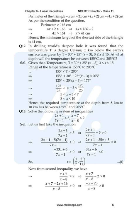 Ncert Exemplar For Class 11 Maths Chapter 6 Mathongo
