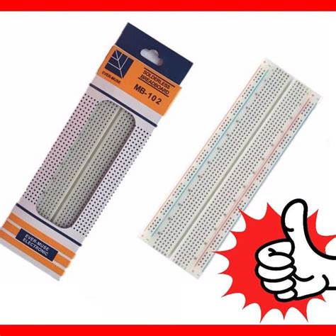Jual Off 5 Breadboard Mb 102 830 Lubang Solderless Project Arduino