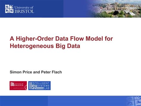 a higher order data flow model for heterogeneous big data ppt