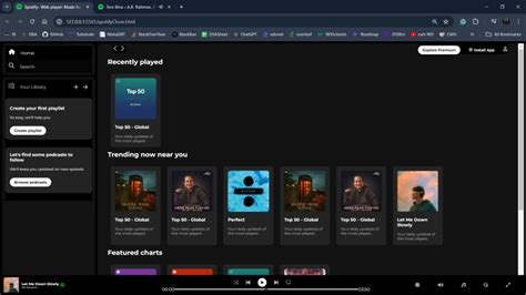 Trupti Gajghat On Linkedin Spotifyclone Html Css Musictech Techinnovation