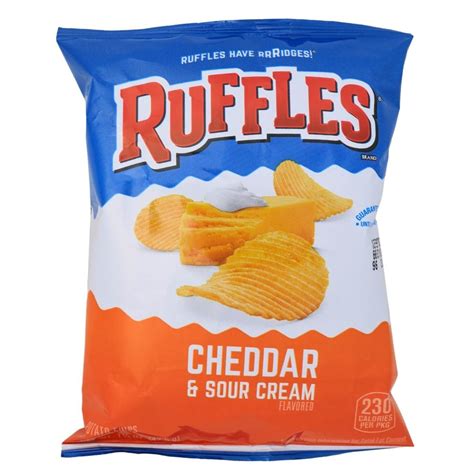 Ruffles Cheddar And Sour Cream 1 5oz Candy Funhouse Us