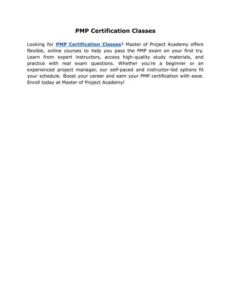 Ppt Pmp Certification Classes Powerpoint Presentation Free Download Id 13958759
