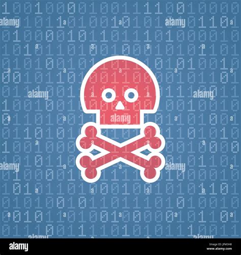 dangerous binary code stock vector image and art alamy