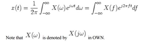 continuous time fourier transform