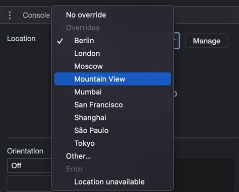 Spoof Your Geographical Location In Chrome Andreas Wik