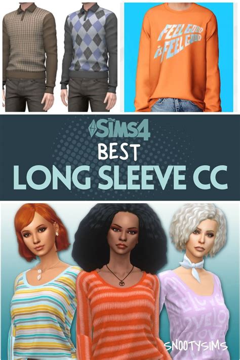 Must Have Long Sleeve Shirts Custom Content For The Sims 4
