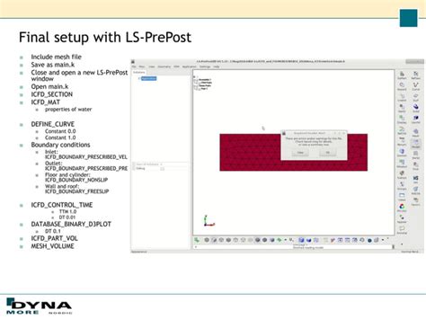 Cfd Simulation Using Ls Dyna Icfd Method Pdf