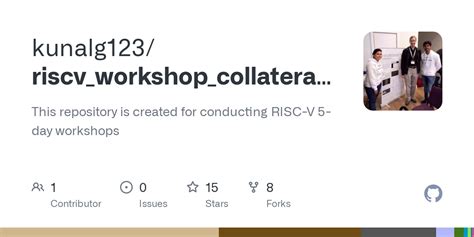 GitHub Kunalg Riscv Workshop Collaterals This Repository Is Created For Conducting RISC V