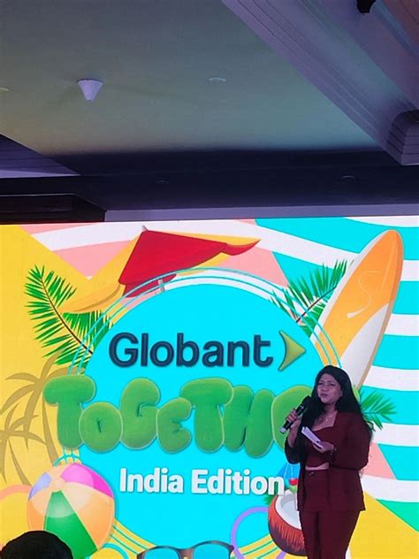 Globanttogether2023 Globant Globantinindia Goa Havefun Aishwarya