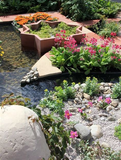 Цветя за алпинеум в двора на сянка и на слънце