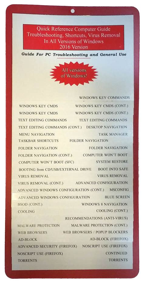 Quick Reference Computer Guide