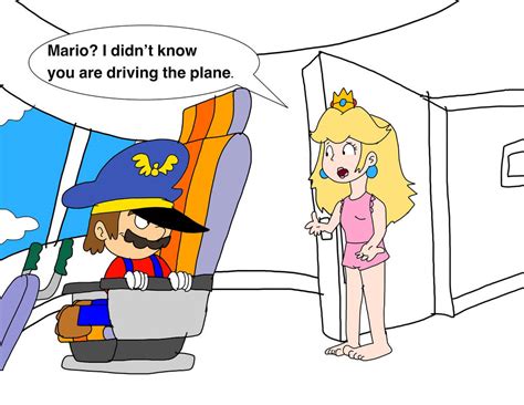 Princess Peach Underwear In Plane By Elijahtainocintron On Deviantart