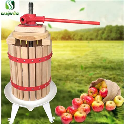 수동 6l 프레스 주스 기계 Diy 포도 와인 메이커 주스 잔류 물 분리 애플 프레스 Juicer 꿀 프레스 기계착즙기 Aliexpress