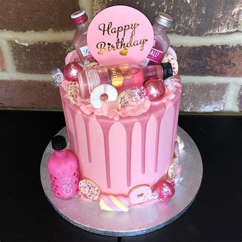 Alcohol Birthday Cake 21st Bday Cake 19th Birthday Cakes Birthday