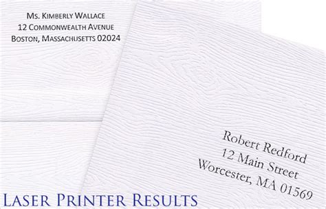 Print Sharp Crisp Text On Wood Grain Envelopes LCI Paper