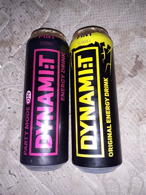 An Estonian energy drink called DYNAMiT that's sold in pints, found in ...