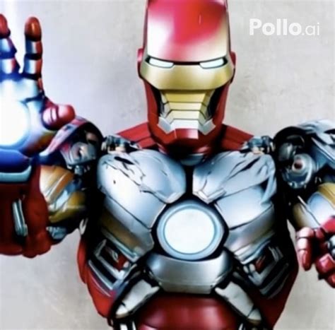 Ai 아이언맨 변신 Ai로 아이언맨으로 변신 Pollo Ai
