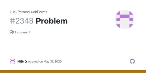 Problem · Issue 2348 · Luckpermsluckperms · Github