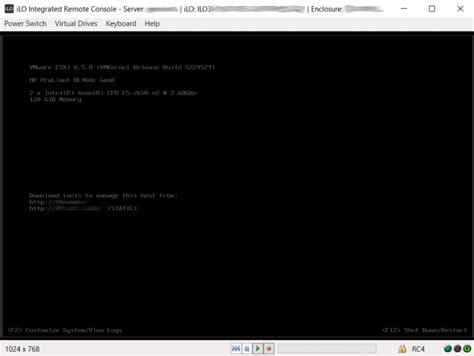 Install Or Upgrade VMware ESXi From HPE ILO VirtuBytes