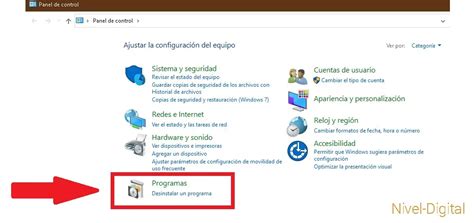 Cómo desinstalar un programa