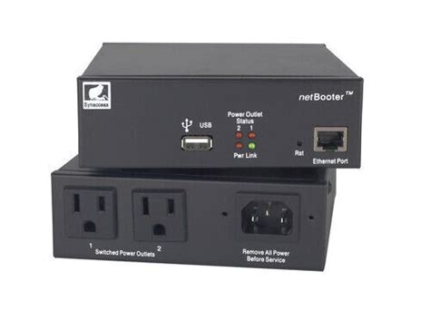 Synaccess Netbooter Np 02b Basic Switched Pdu Power Distribution Unit Ebay