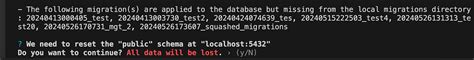 Can I Delete Any Or All Of My Database Migrations Files In Prisma By
