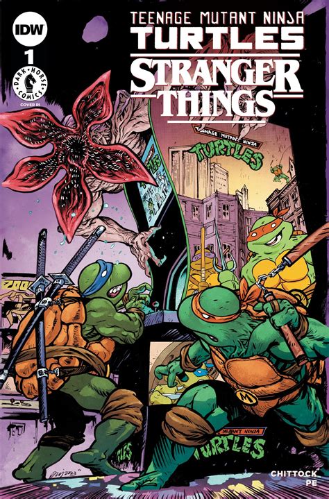 Tmnt Indo Para O Upside Down No Crossover De Stranger Things Strong