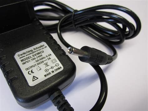 Eu Logitech G19 Games Keyboard 5v Ac Dc Switching Adaptor Power Supply