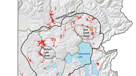 Yellowstone Caldera Eruption Map