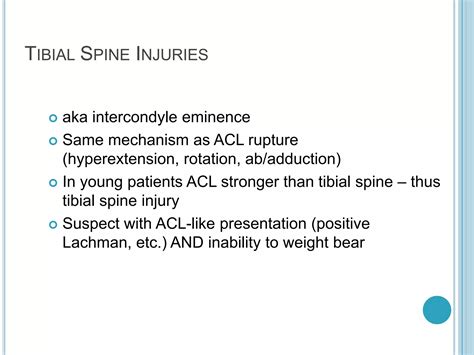 Proximal Tibia Fracture Pptx