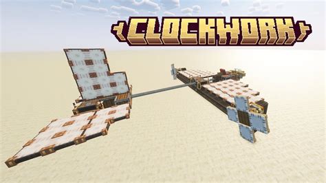 Create Mod Clockwork Survival Friendly Plane YouTube