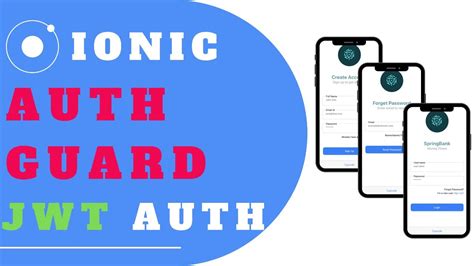 Ionic Angular Auth Guard Rbac Guard Ionic Ui Authentication And Authorization Guard Jwt