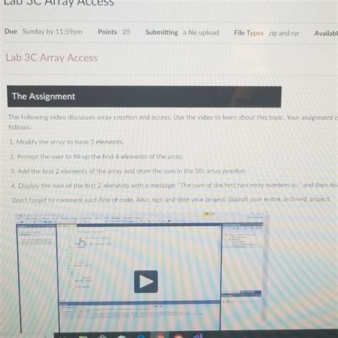 Due Sunday By 1159pm Points 20 Submitting A File