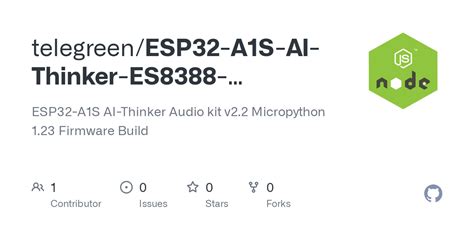Github Telegreenesp32 A1s Ai Thinker Es8388 Micropython Esp32 A1s Ai Thinker Audio Kit V22