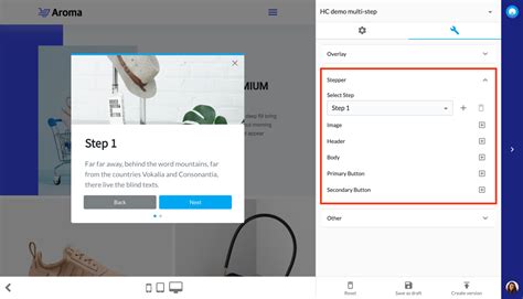 How To Set Up Multi Step Component Experiences
