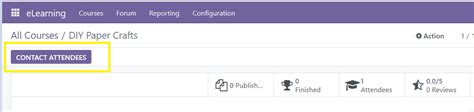 Karma Tab In Odoo E Learning App Odoo V Community Edition Book