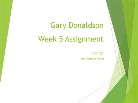 SOLUTION Itcc Week Presentation Studypool