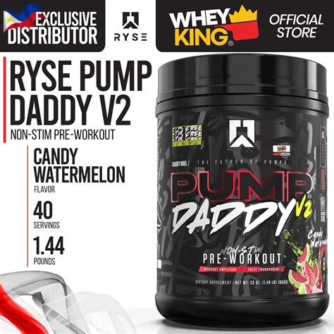 Ryse Pump Daddy V2 Non Stim Pre Workout Shopee Philippines